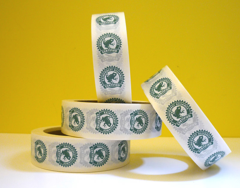 Certified Products Rainforest Alliance