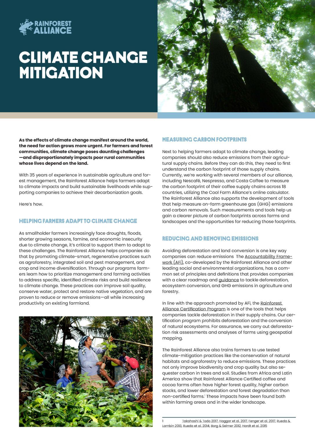 Climate Archives | Rainforest Alliance